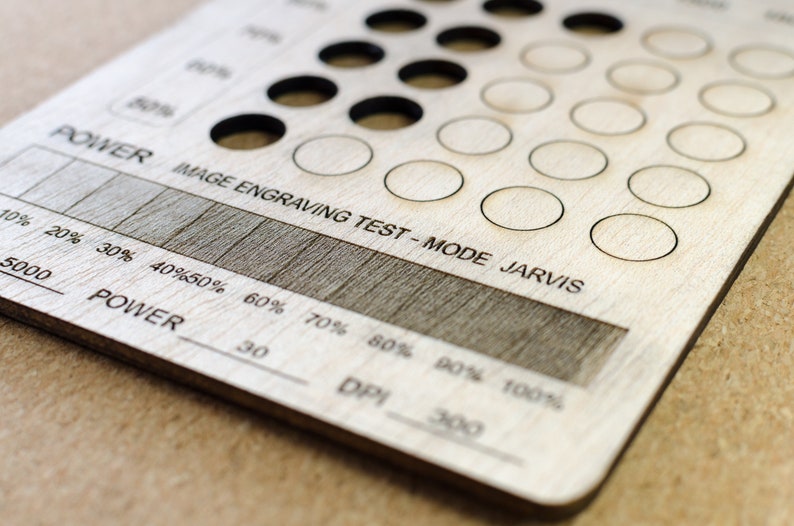 Laser Cut Test File: Plywood Material Scale (lightburn SVG) - Etsy