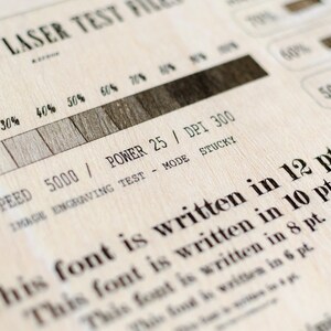 Lightburn Laser Engraved Test Files, Laser Test File SVG, Engrave Test ...