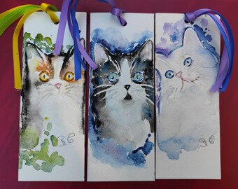 Paw Print Bookmark, Cute Bookmark, Cat Lover Gift, Bookmark for Women ...