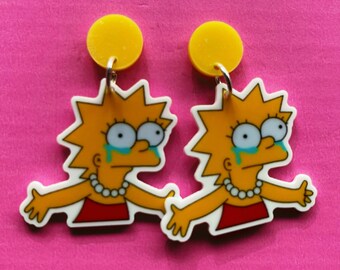 Lisa Simpson Crying - Etsy