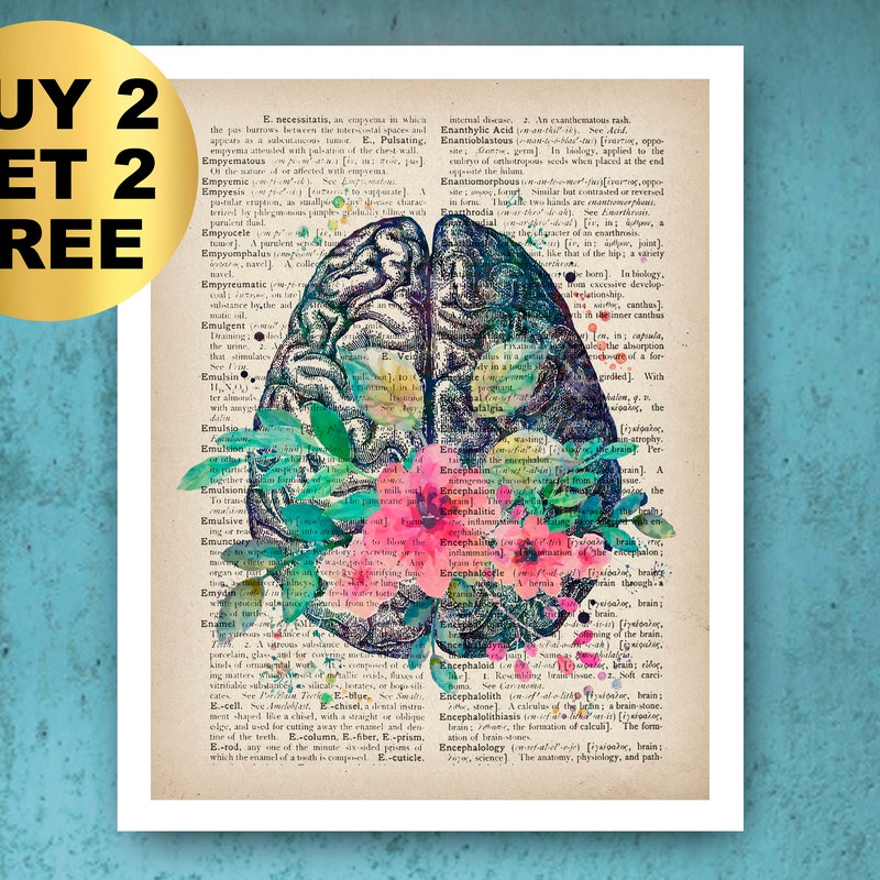 Dictionary Drawing - Etsy