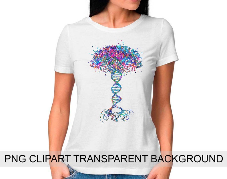 DNA Clipart DNA Molecule Genetic Code Art Science Art | Etsy