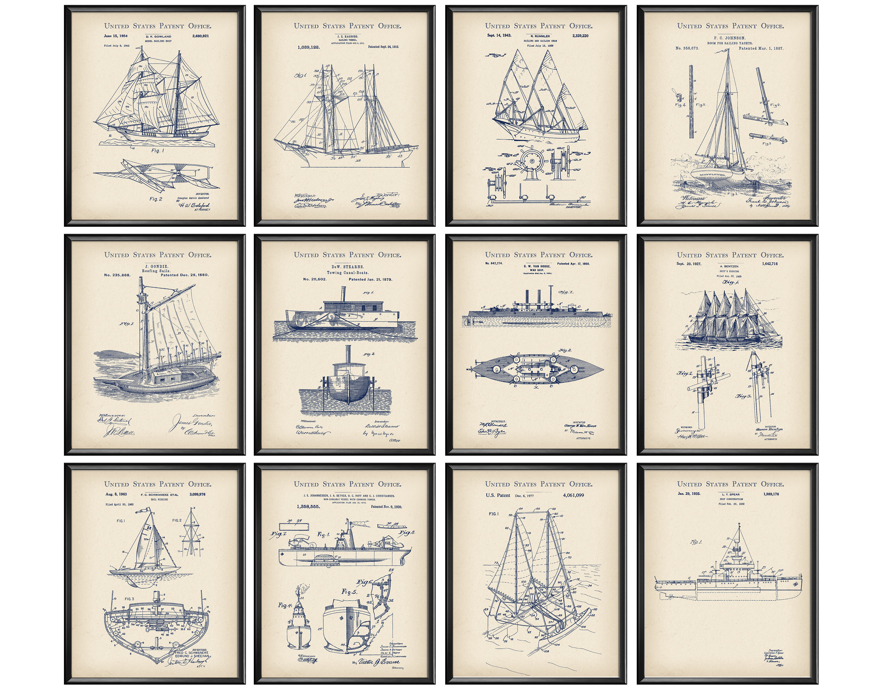 Vintage Nautical Posters