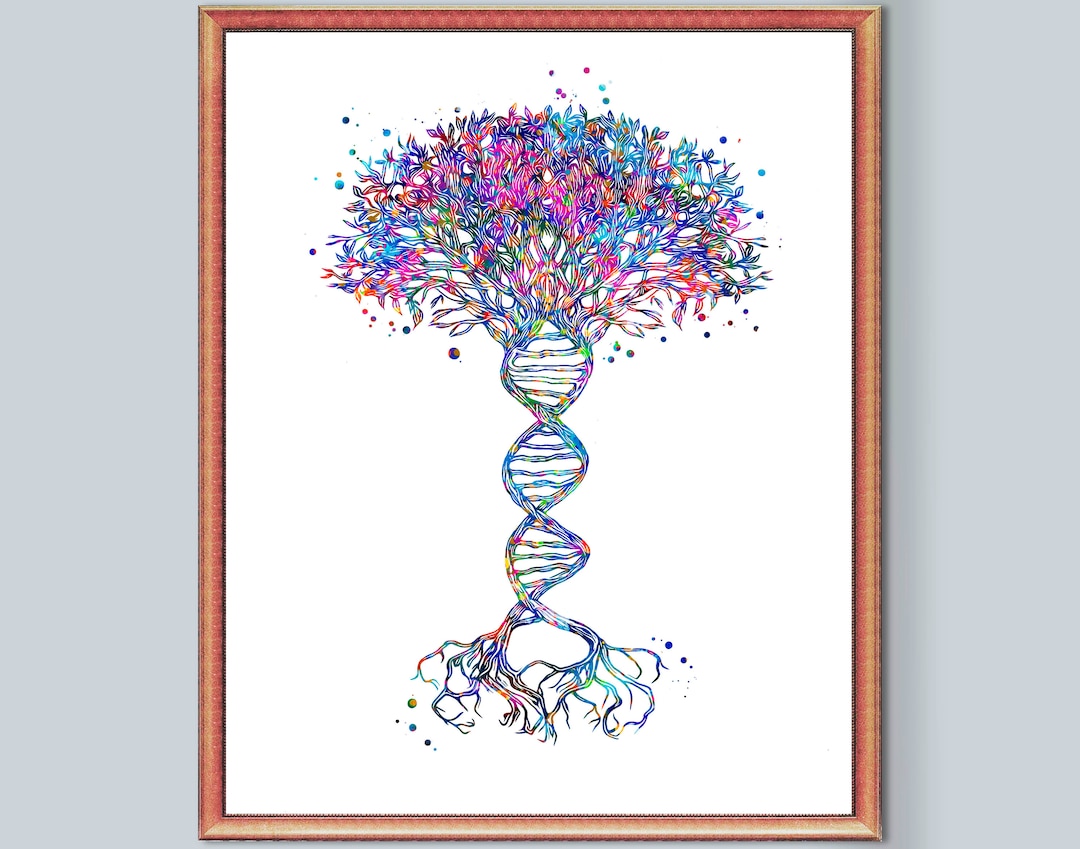 DNA Art, DNA Molecule, Genetic Code Art, DNA Helix, Medical Art ...