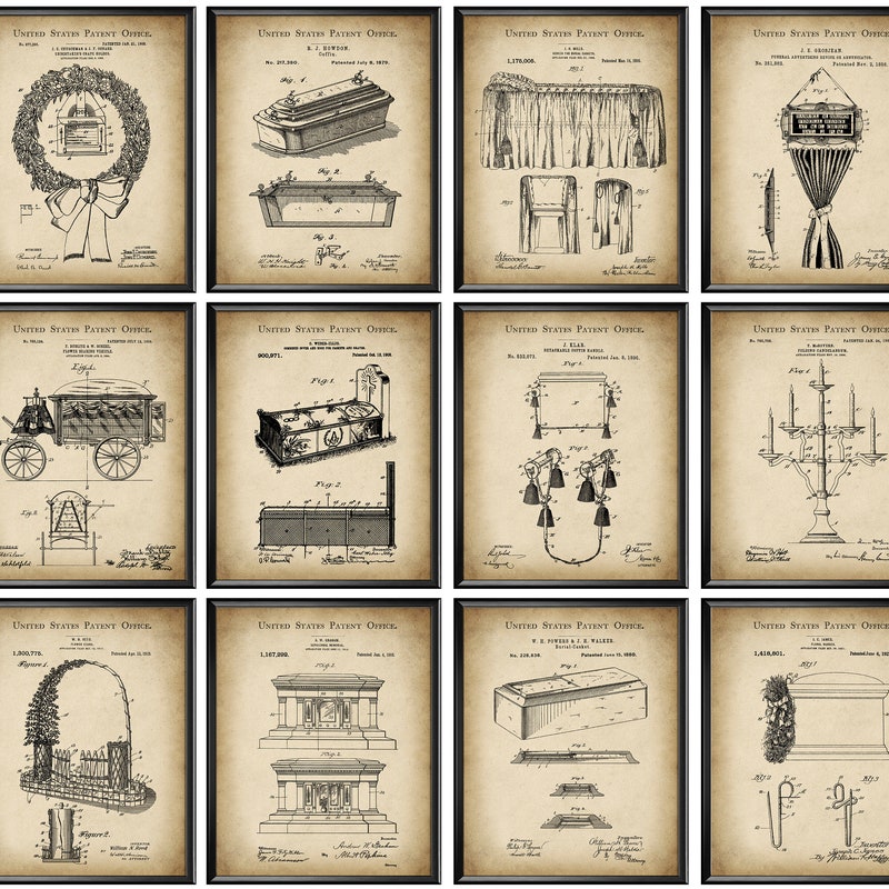 Blueprints for Funeral - Etsy