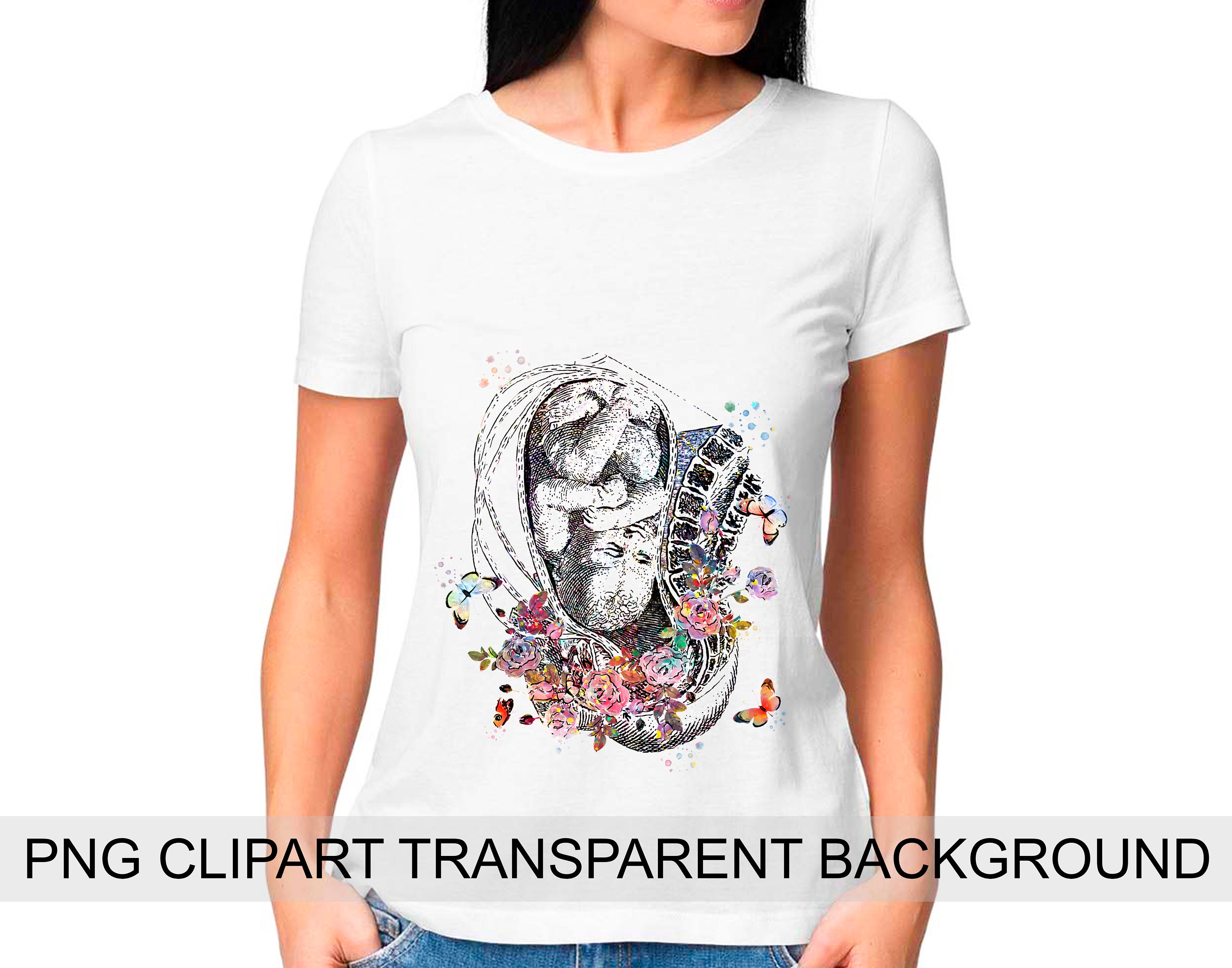 Fetus Clipart Baby in Womb Clipart Fetal Poses PNG Clipart - Etsy Australia