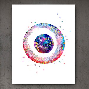 3 Optometry Art, Ophthalmology Art, Refractor Art, Watercolor Medical ...