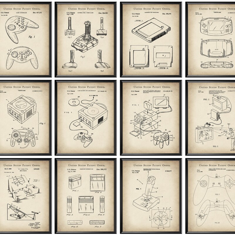 Game Schematic - Etsy