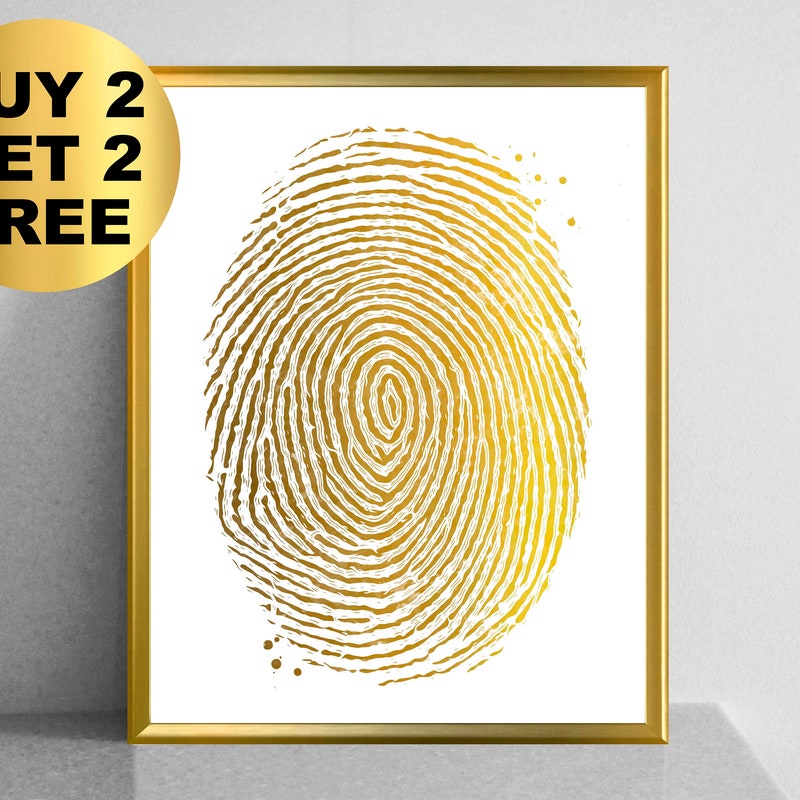 Fingerprint Poster - Etsy