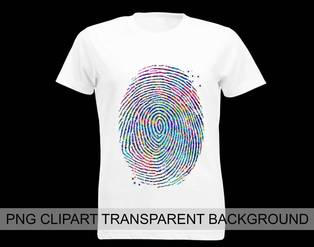 Human Fingerprint Clip Art PNG File Sublimation Design Idea Nurse Gift ...