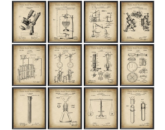 Vintage Scientists In Lab