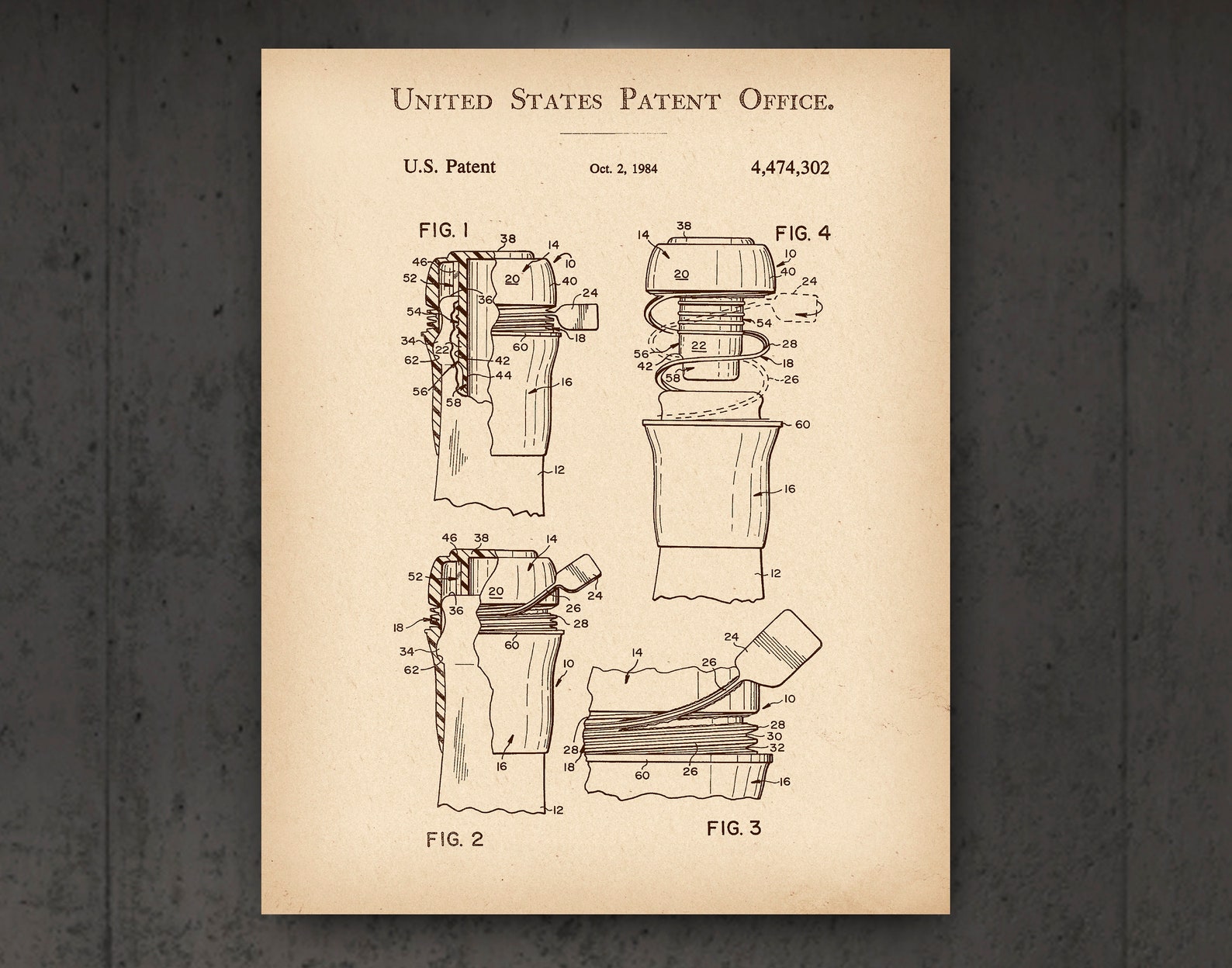 6 Wine Patent Art Vintage Wine Bottle Blueprint Wine Press - Etsy