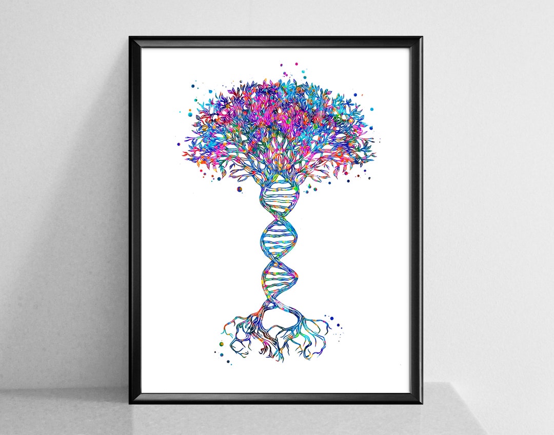 DNA Art, DNA Molecule, Genetic Code Art, DNA Helix, Medical Art ...