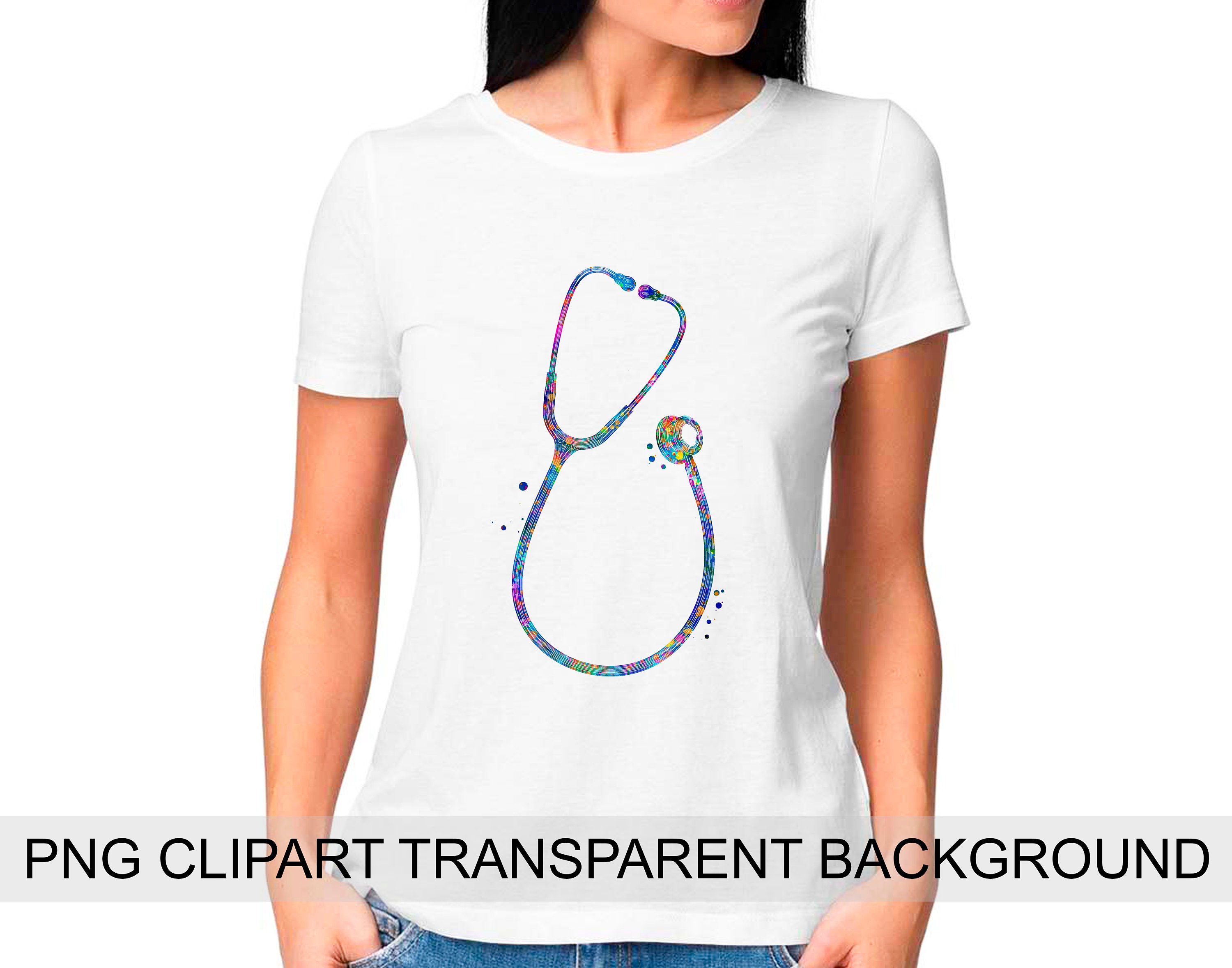 3 Stethoscope Clipart Doctor Tools Medical Equipment Nurse - Etsy