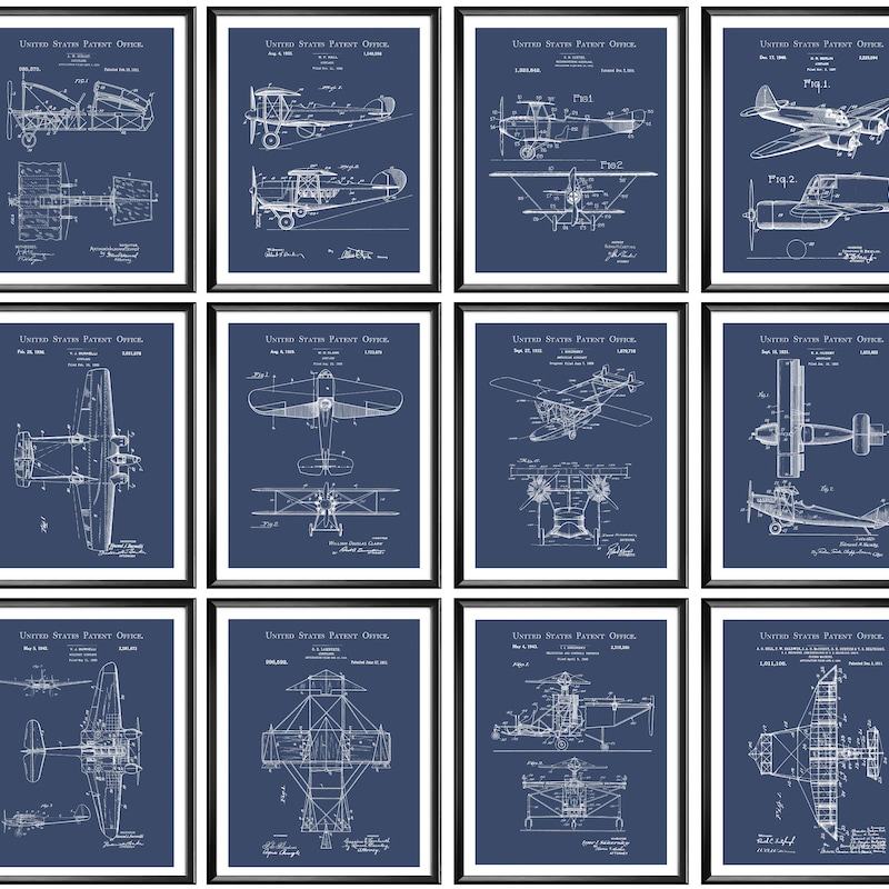 Aircraft Blueprints - Etsy