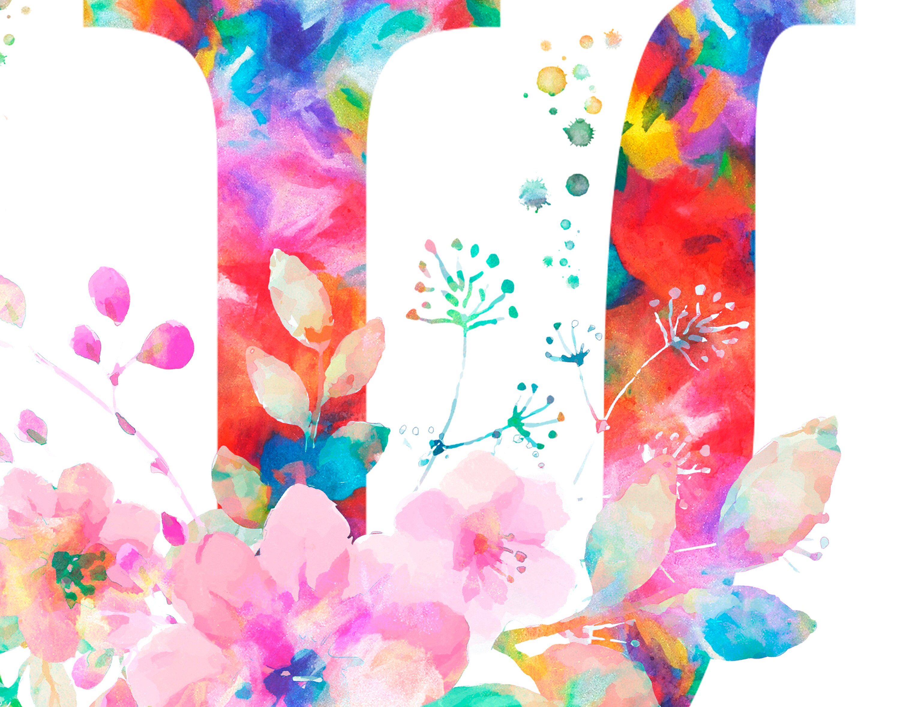 Floral Psychology Symbol Poster PSI Art Psychologist Gift - Etsy