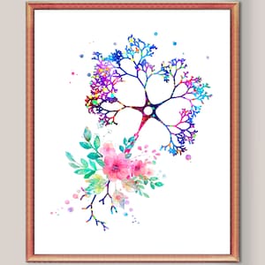 Neuron Art, Anatomy Art, Neurology Art, Nervous System Art ...
