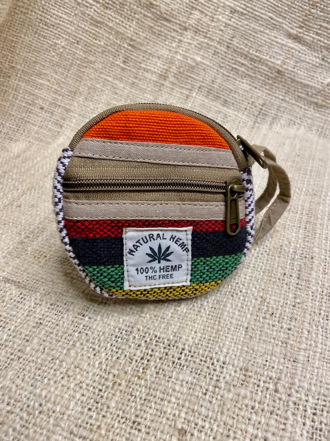Hemp Coin Purse, Money Purse, Handwoven, Kilim Design, Multiple Colours ...