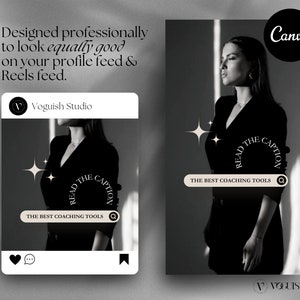 Instagram Video Reel Templates Canva, Engagement Reels, Motivational ...