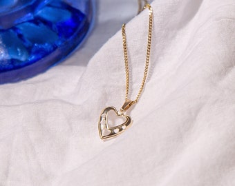 Gold Heart Pendant Without Chain - Etsy