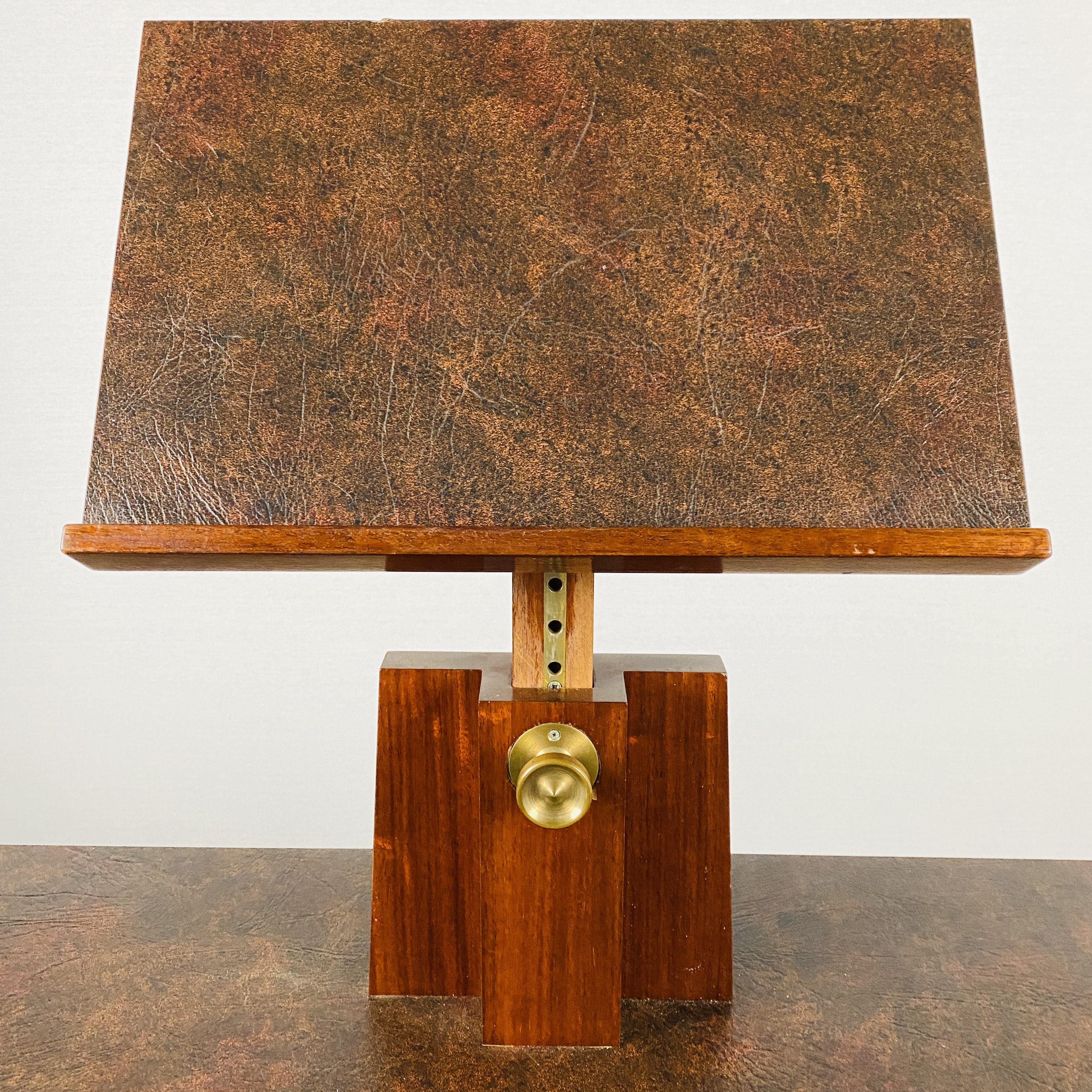 Vintage Table With Height Adjustable Lectern Stand - Etsy