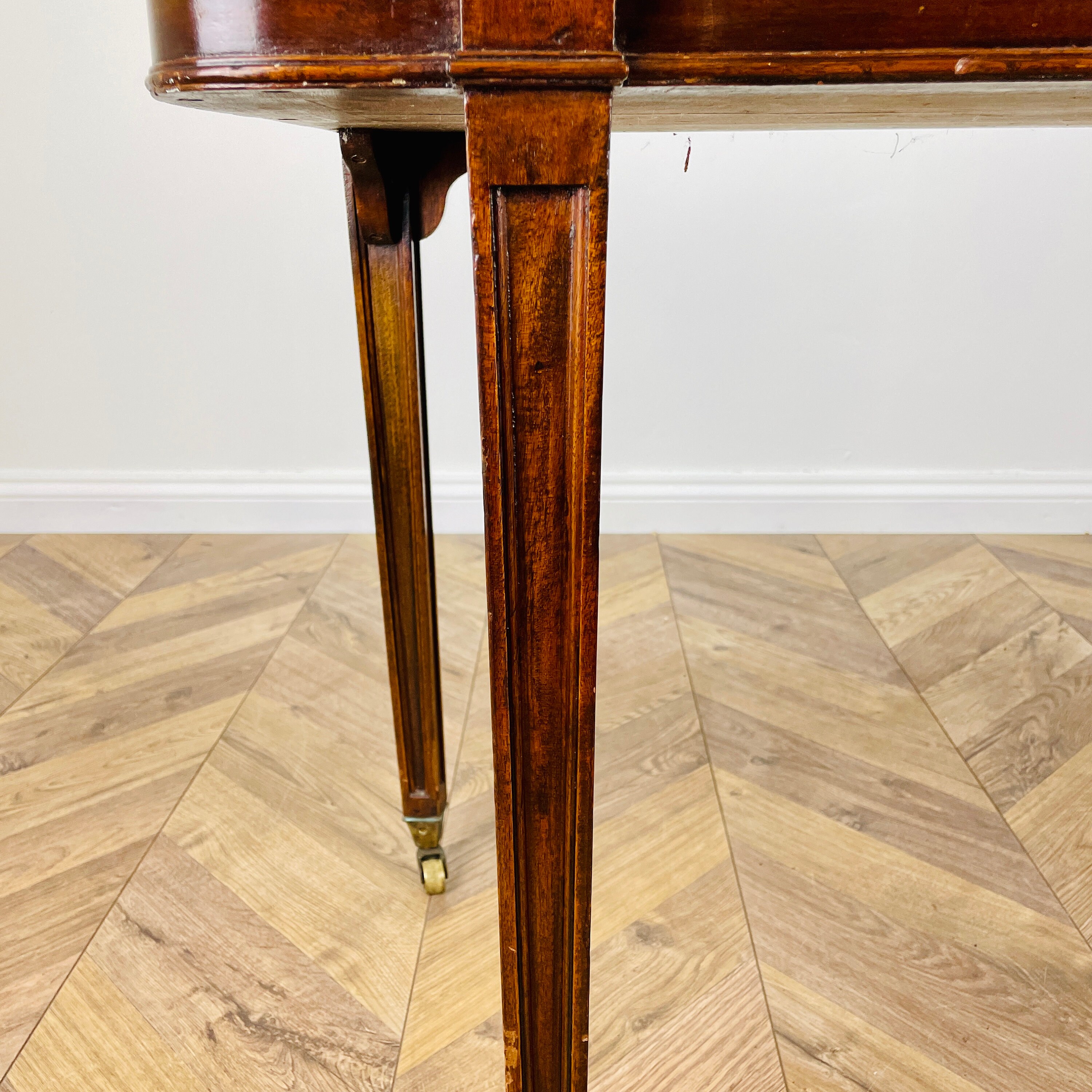 Antique English Side Table With Lift Lid Storage by Elkington Co, 19th ...