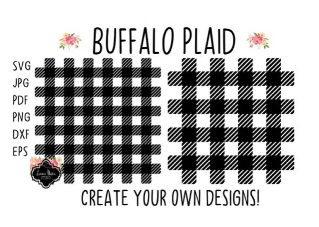 Buffalo Plaid SVG File, Plaid Bundle, Plaid SVG Bundle, Buffalo Plaid ...
