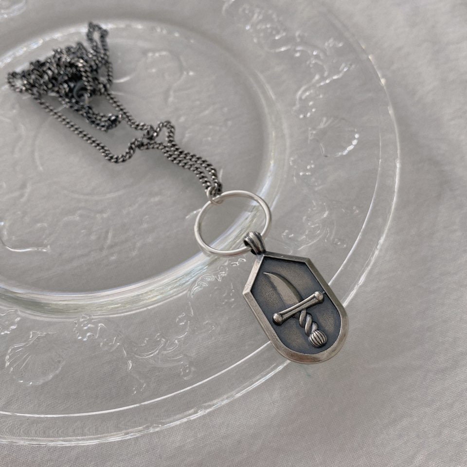 DAGGER NECKLACE, Mens Necklace, Silver Necklace, Handmade Jewelry ...