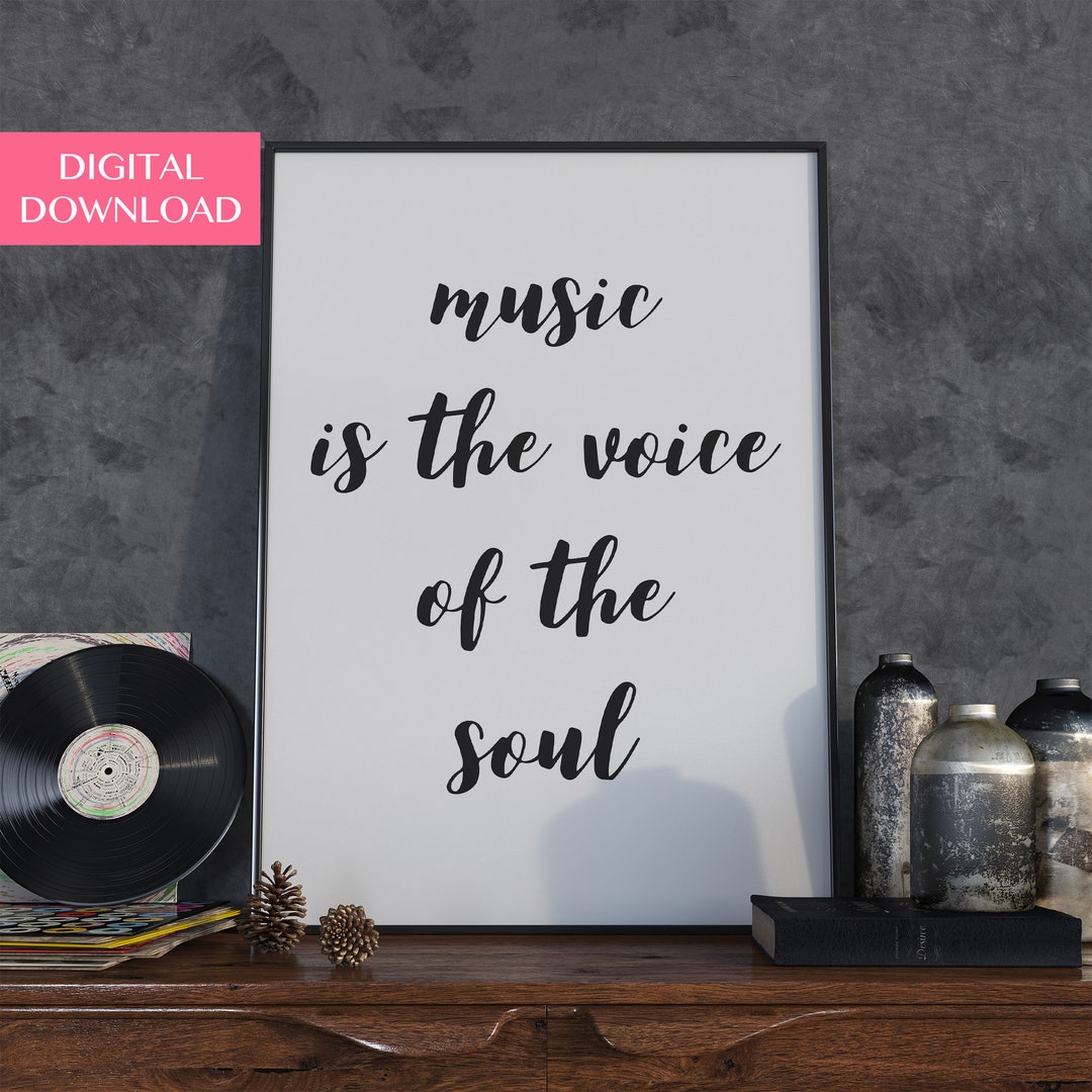 Music Wall Art Prints, Music Teacher Gift, Digital Download, Bedroom ...