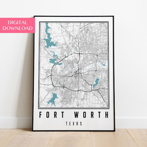 Fort Worth Printable Wall Art - Etsy