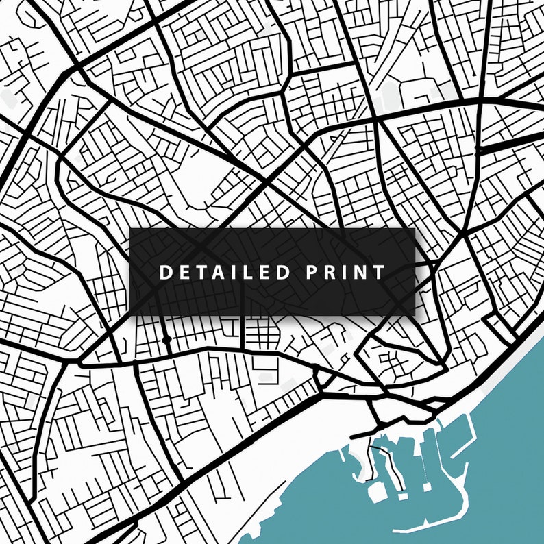 Limassol City Map Digital Download, Cyprus Limassol Map Print - Etsy