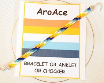 Paper & Party Supplies Labels mini stickers set aromantic aro flag ...