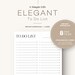 Elegant to Do List Printable Planner, Digital Undated PDF, A4, A5 ...
