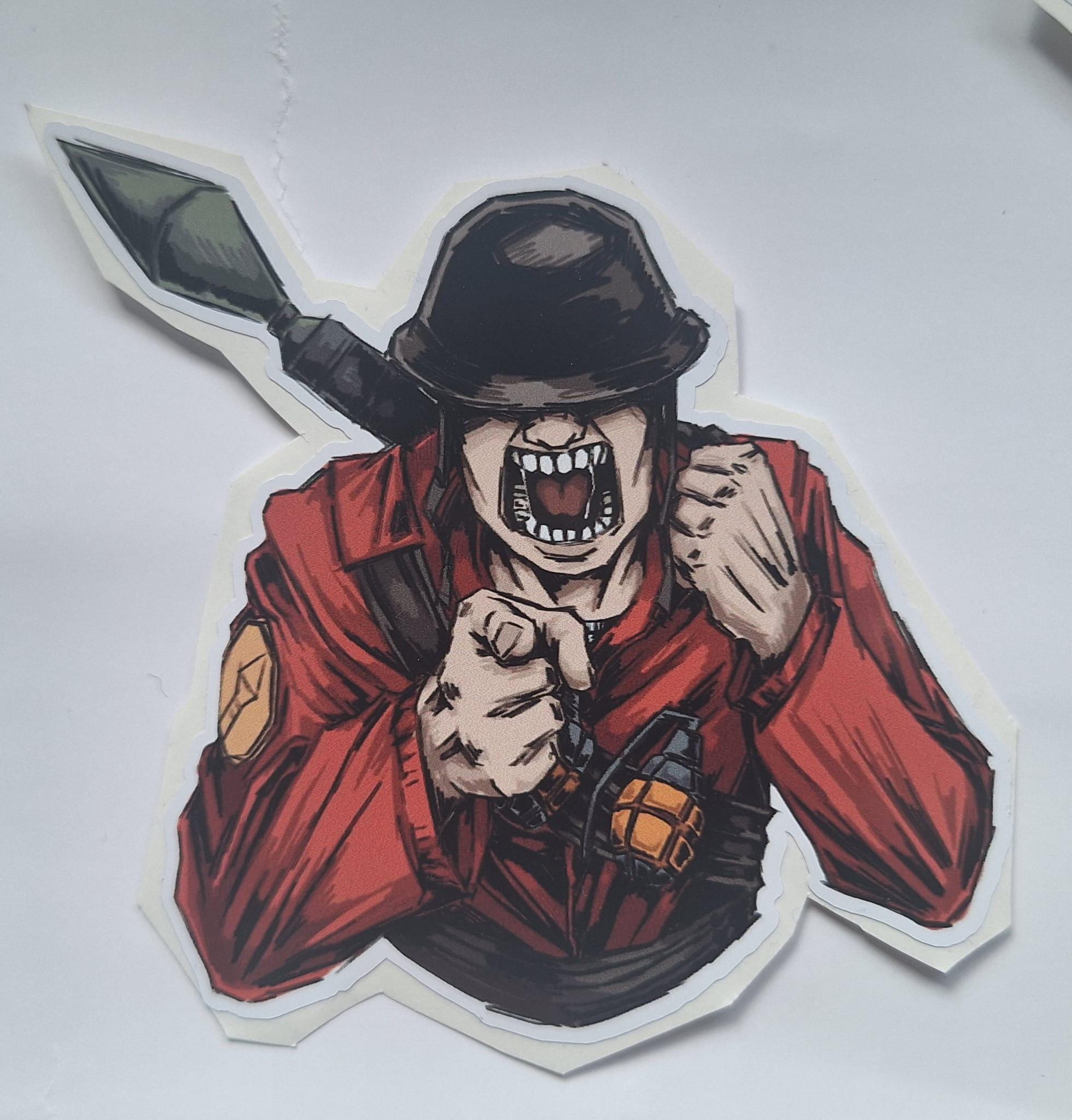 Team Fortress 2 Sticker Pack // Tf2 // Pyro // Scout // Soldier ...