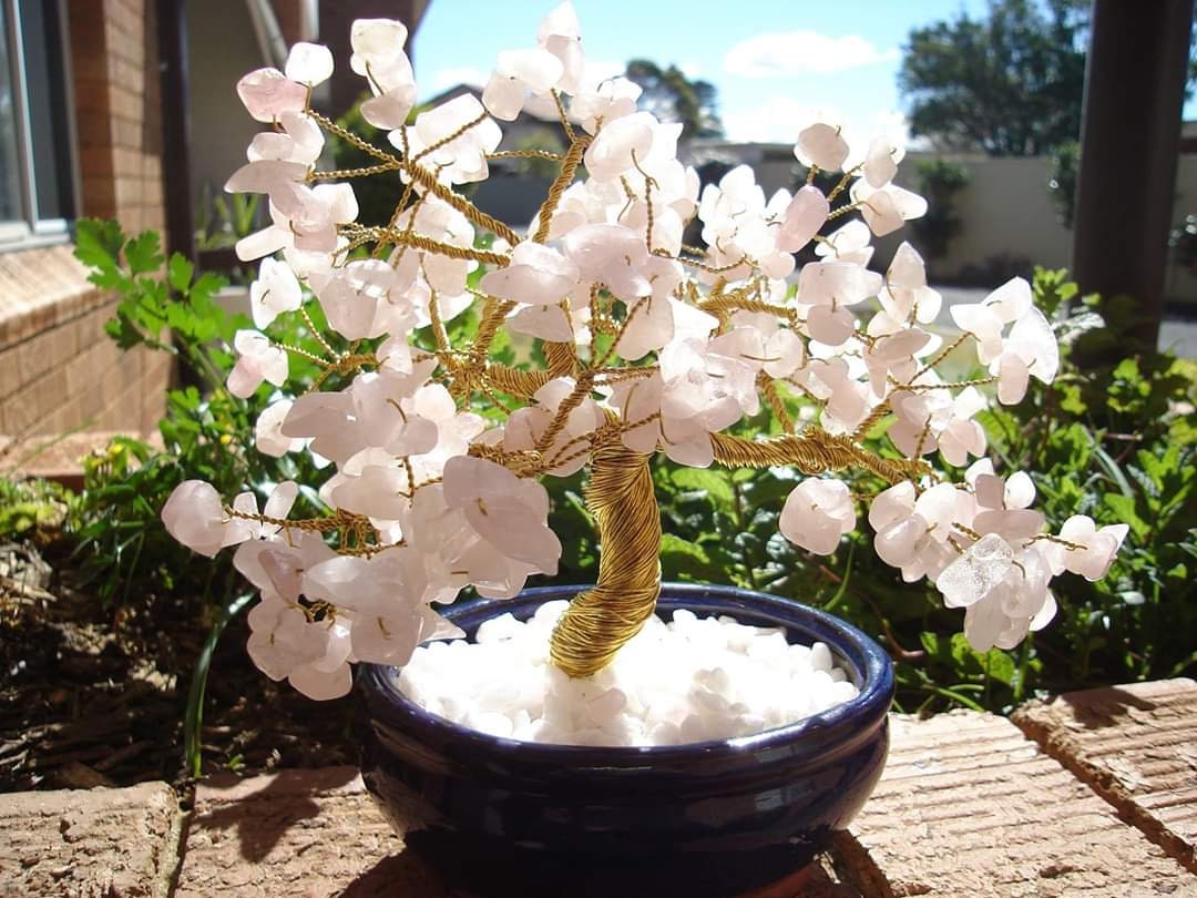 Large Gem Tree, Custom, Handmade, 175 Gems, A-Z gems, Home Decor, Gift ...