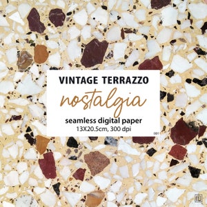 Terrazzo Seamless Digital Paper Terrazzo Patterns for - Etsy