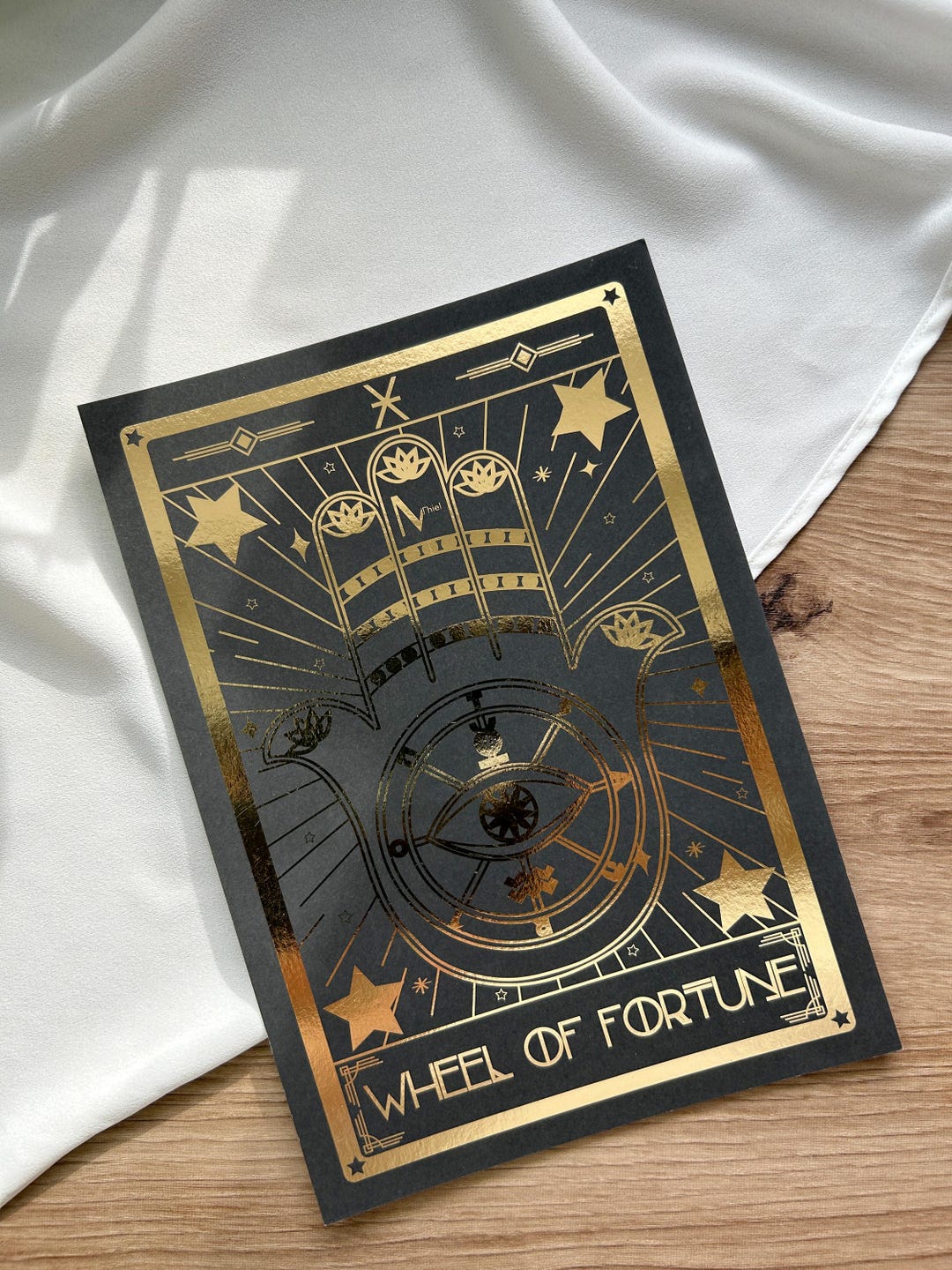 The Wheel of Fortune Card - Etsy