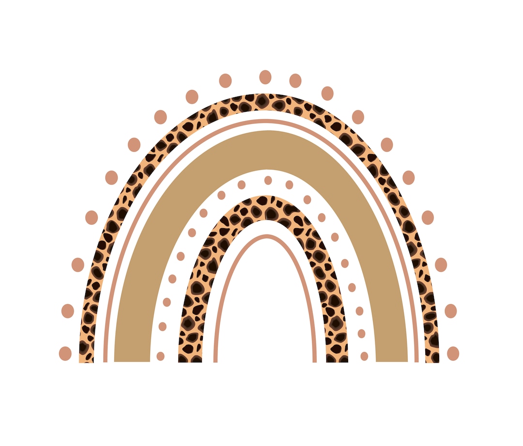 Sublimation Designs Leopard Print Baby for Rainbow Decor, Leopard Png ...