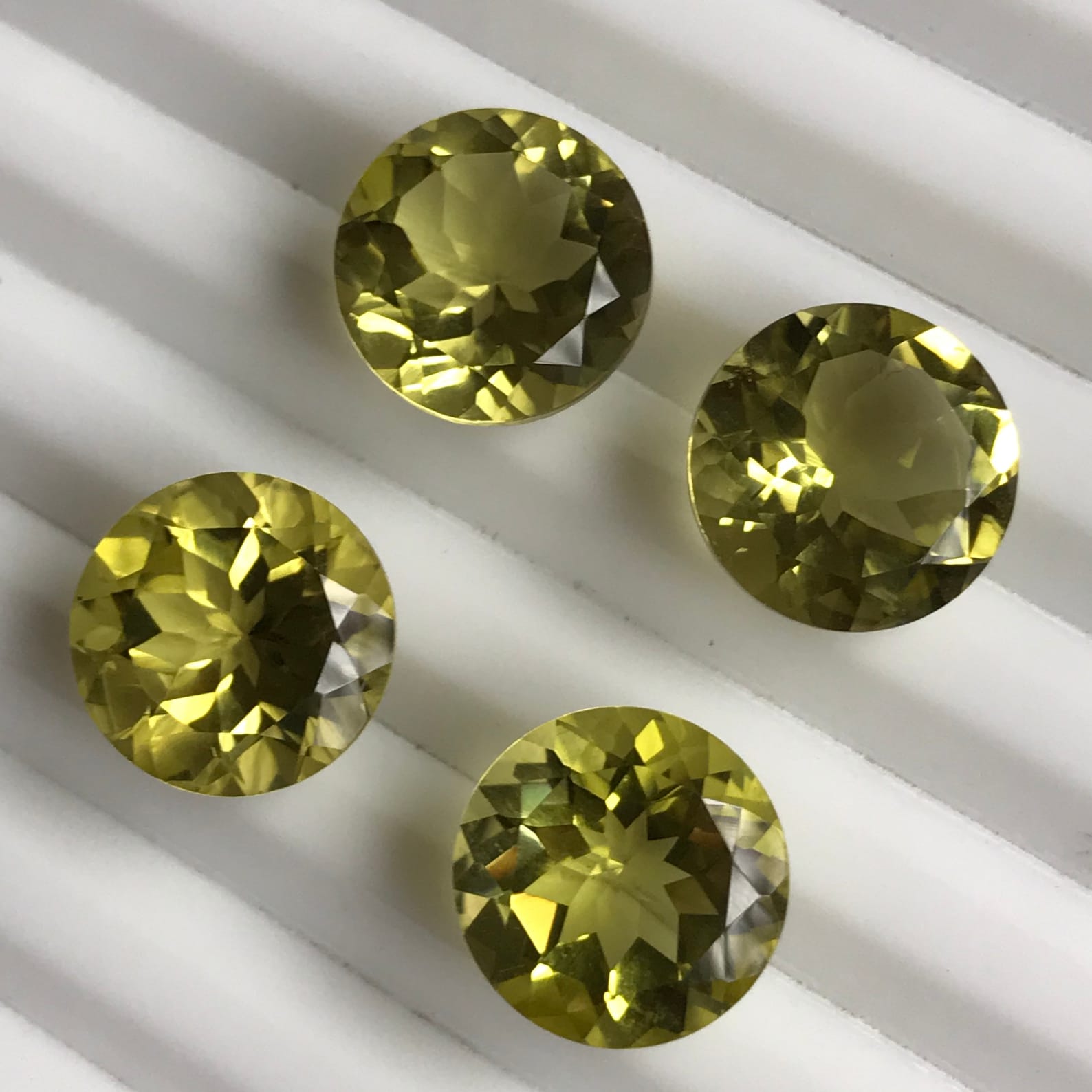 4 Pcs 10mm Lemon Quartz Faceted Round Gemstone Loose Lemon - Etsy