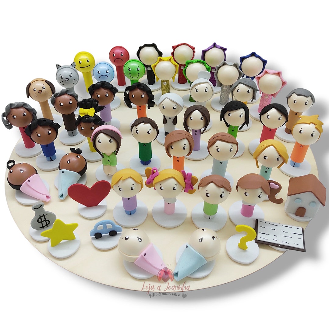 Systemic Family Constellations Therapy Handmade Dolls - Kit E- 48 ...
