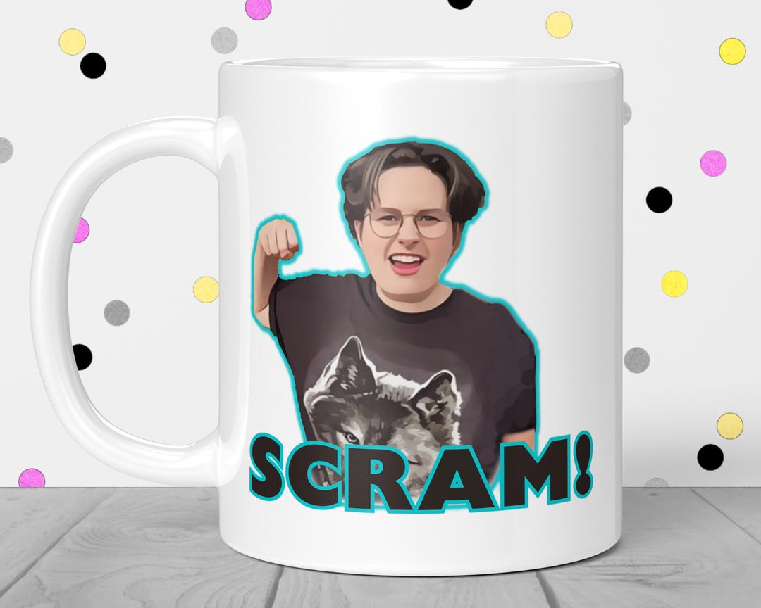 Scram Tiktok Video Mug - Funny Viral Tiktok Shop Gift Idea - Online ...