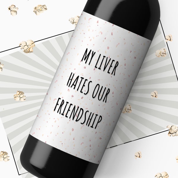 Funny Wine Labels - Etsy UK