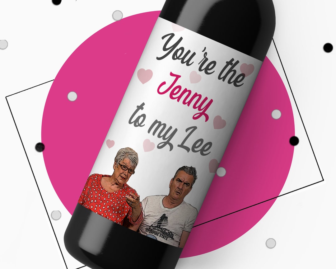 Gogglebox Jenny Lee - Gogglebox Fan Wine Bottle Label Gift - Special ...