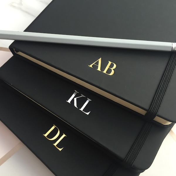 Initial Notebook Men - Etsy UK
