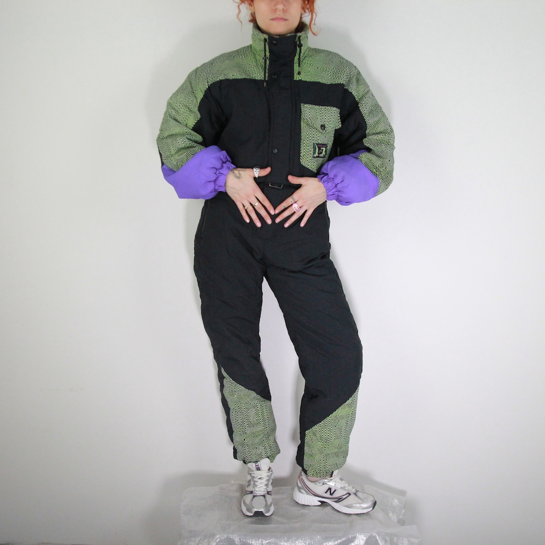 Vintage Retro 80s 90s Ski Suit Skisuit Snowsuit Wear Jumpsuit - Etsy