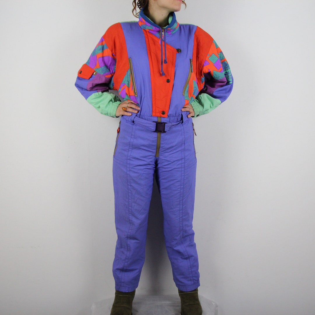 Vintage Retro 80s 90s Ski Suit Skisuit Snowsuit Wear Jumpsuit - Etsy