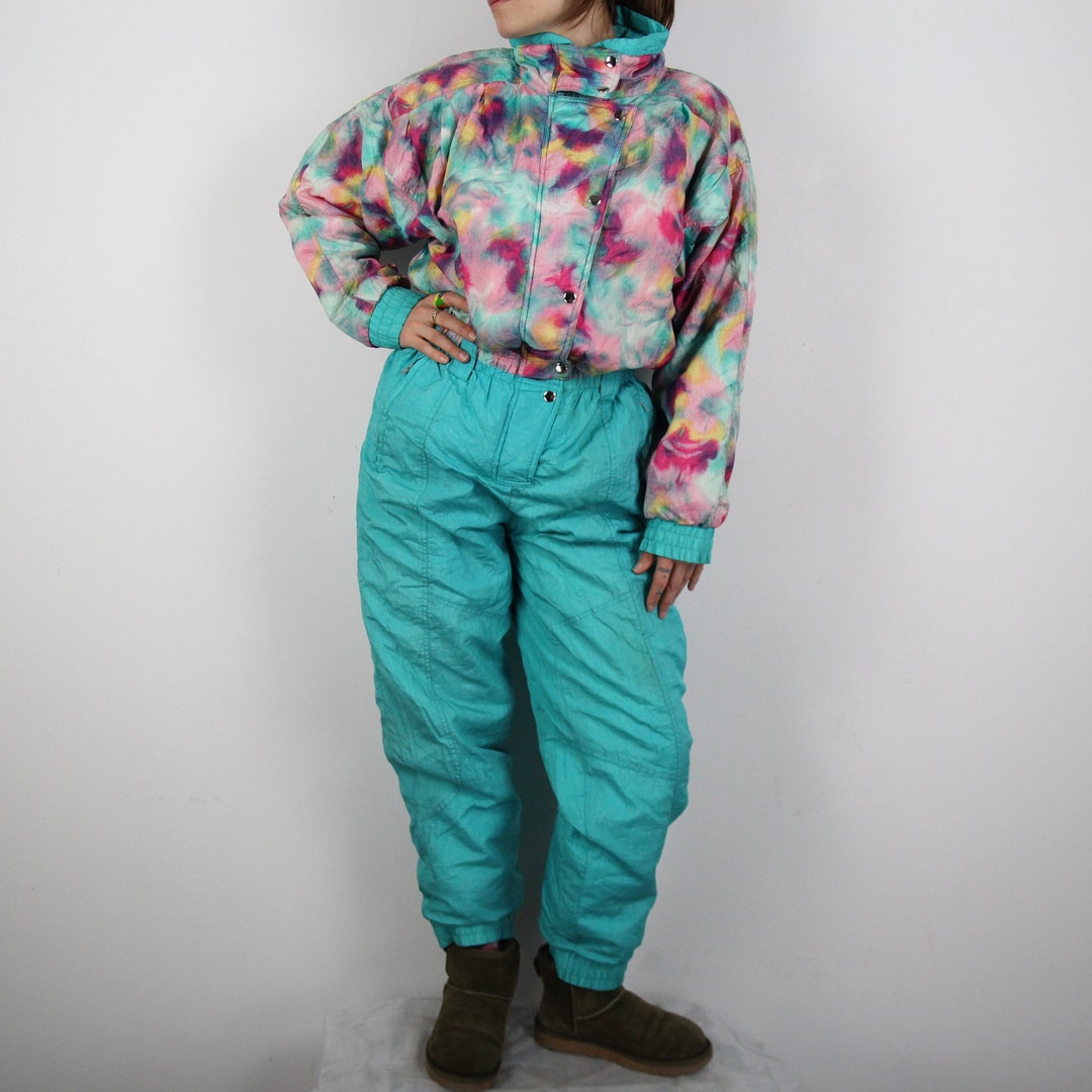 Vintage Retro 80s 90s Ski Suit Skisuit Snowsuit Wear Jumpsuit - Etsy