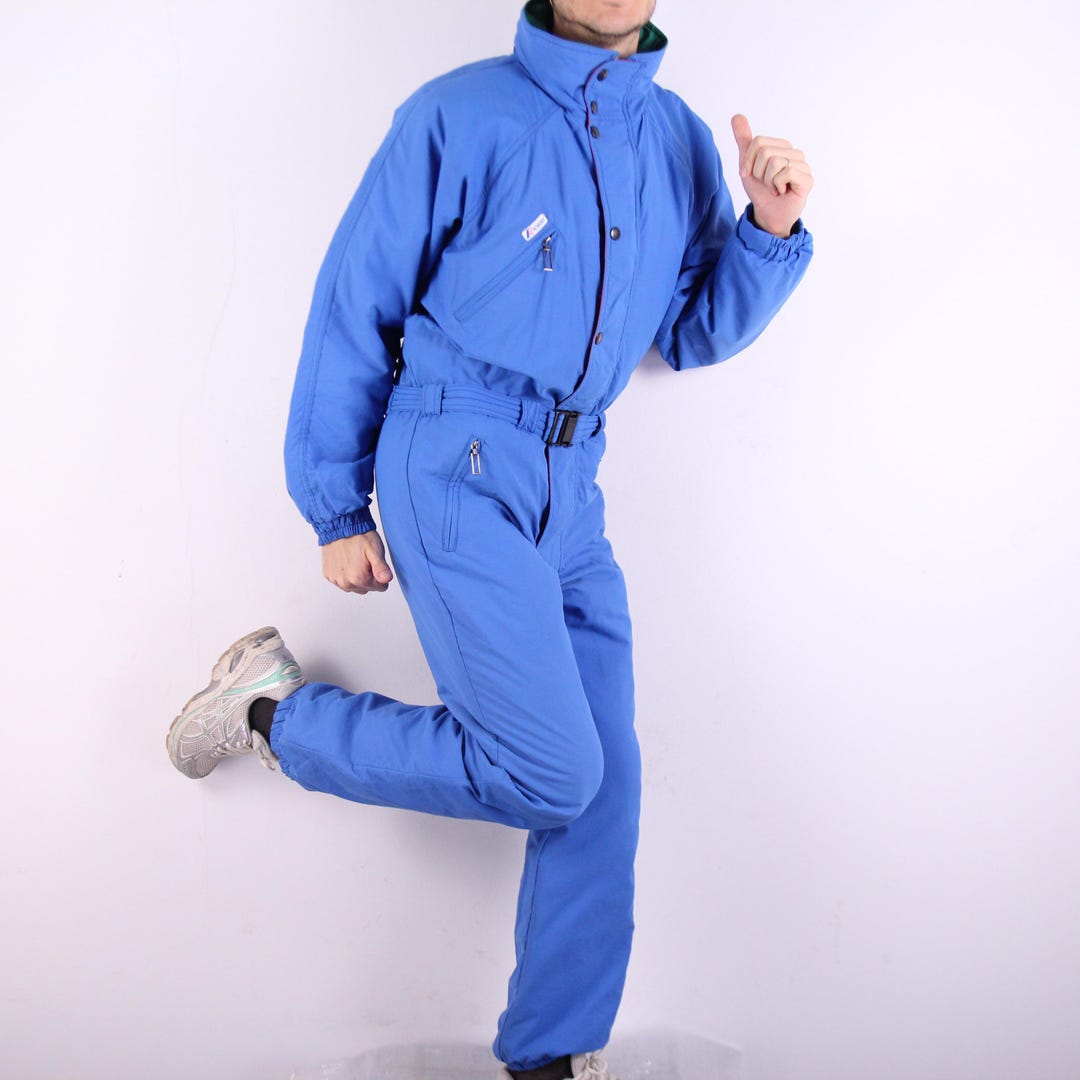 MUSTER180 Vintage Retro 80s 90s Ski Suit Skisuit Snowsuit Wear Jumpsuit ...