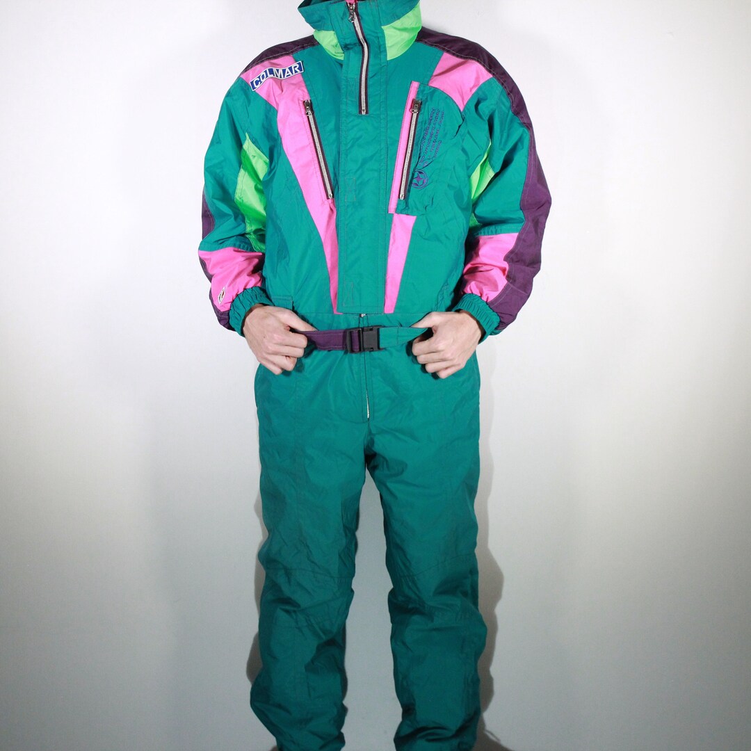 Vintage Retro 80s 90s Ski Suit Skisuit Snowsuit Wear Jumpsuit - Etsy