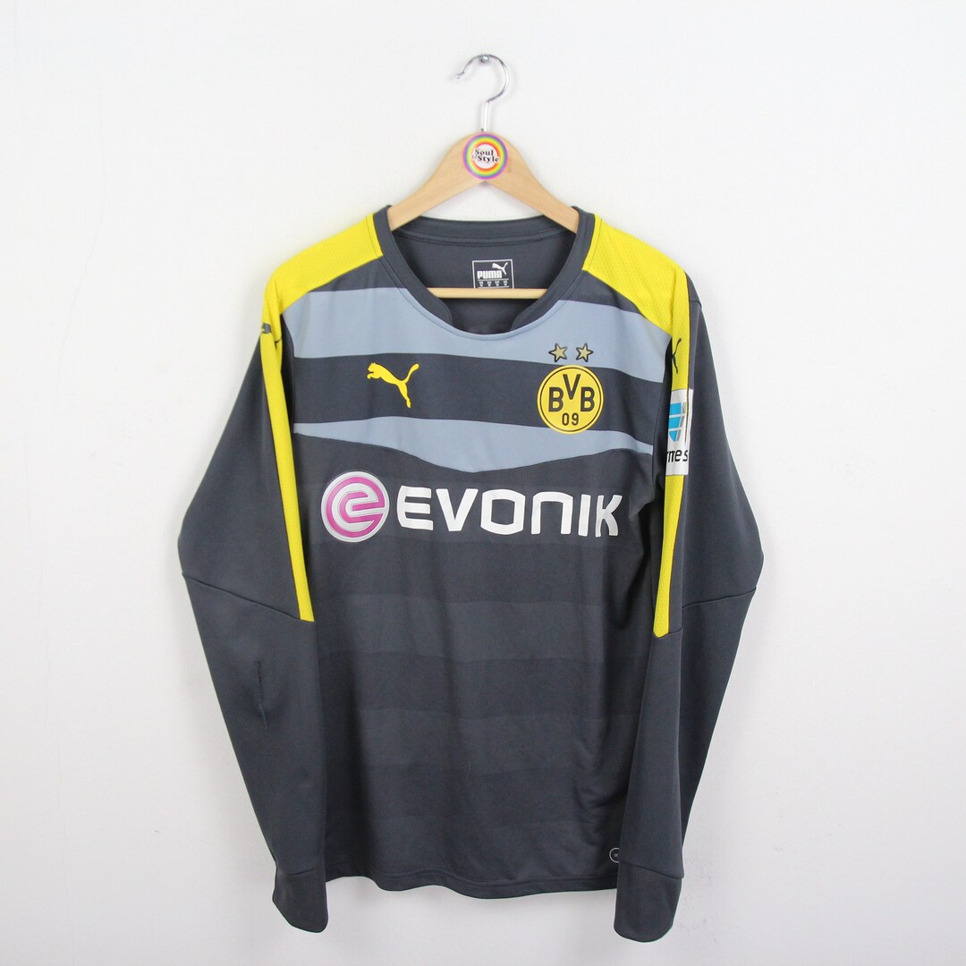 Vintage T-shirt Jersey Size M Borussia Dortmund BVB GK 3 Goalkeeper ...
